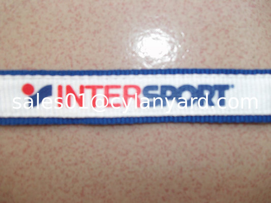 Sports medal holder lanyards,polyester double layered stitches neck lanyards,China factory supplier