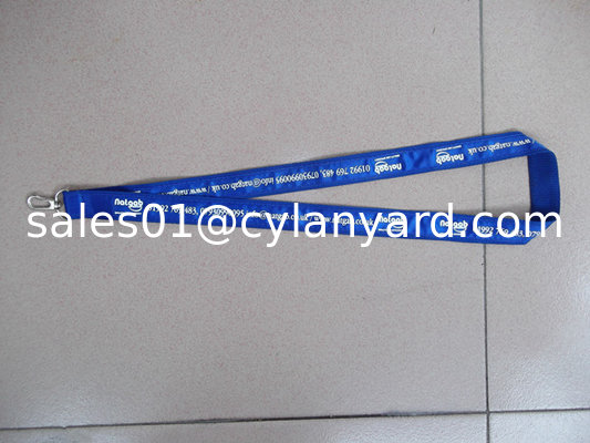 Premium polyester satin neck lanyards, polyester and satin ribbon stitched neck staps, supplier