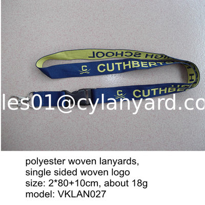 Premium polyester satin neck lanyards, polyester and satin ribbon stitched neck staps, supplier
