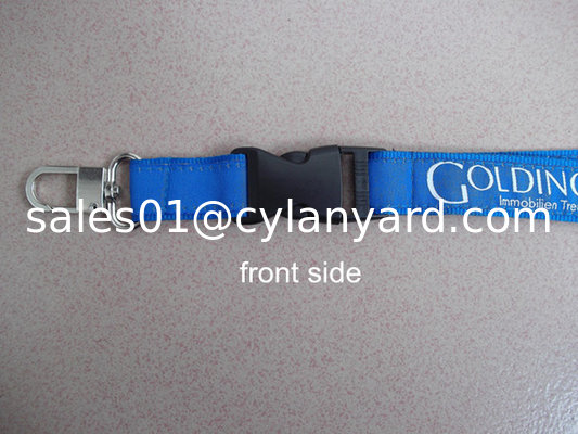 Premium polyester & jacquard ribbon stitched neck lanyards,high grade double layer lanyard supplier