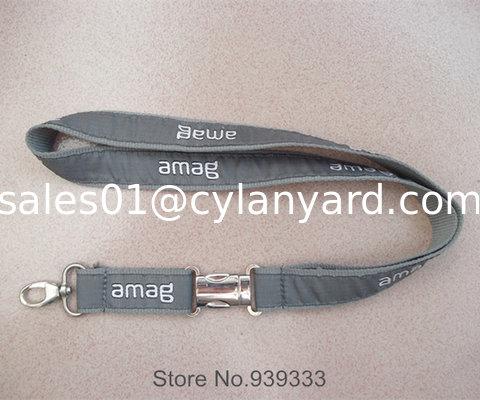Premium polyester & jacquard ribbon stitched neck lanyards,high grade double layer lanyard supplier