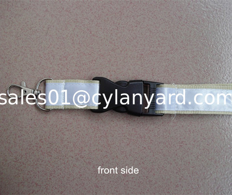 Customized corporate logo satin layered lanyards, China lanyard factory for neck lanyards, supplier