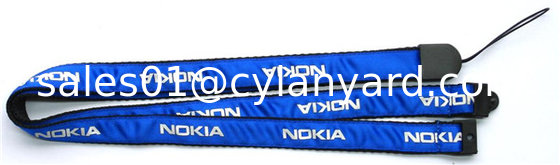 Double layered polyester satin ribbon neck lanyards, luxurious polyester satin neck straps supplier