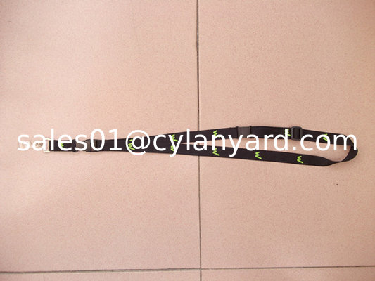 Cheap imprinted polyester neck lanyard, simple flat polyester lanyard with badge holder supplier