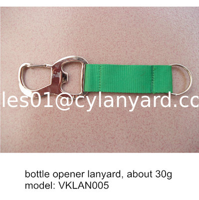 Polyester lanyard with bottle opener, beer opener lanyard for promotional gift giveaways, supplier