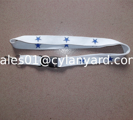 Corporate logo polyester safety lanyards, China lanyard supplier for cheap neck straps supplier