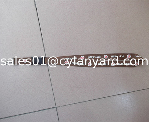 OEM nylon neck lanyard straps, 2.5*80+14cm, 40g, custom business gift flat nylon lanyards, supplier