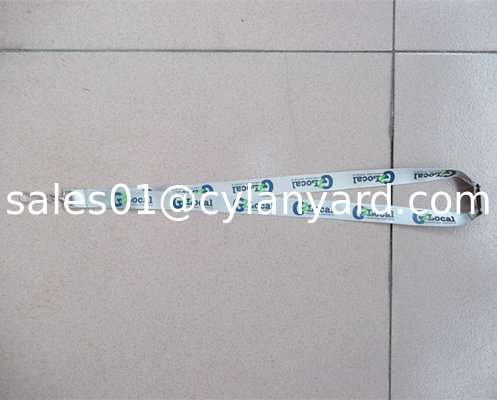 ID badge holder imprint nylon neck lanyards, China lanyard supplier,high quality low price supplier