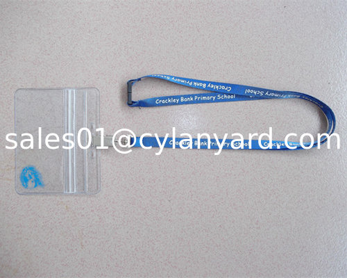 ID badge holder imprint nylon neck lanyards, China lanyard supplier,high quality low price supplier