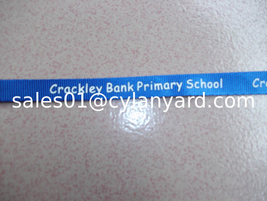 ID badge holder imprint nylon neck lanyards, China lanyard supplier,high quality low price supplier