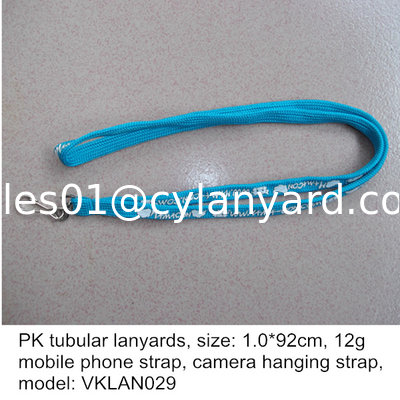 Mobile phone strap lanyards, camera hanging strap lanyards, Polyester tubular lanyards, supplier