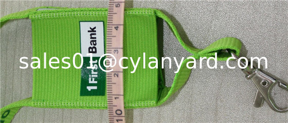 Smart phone pouch neck lanyard, polyester strap w/ phone pouch,mobile phone pouch lanyards supplier