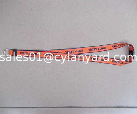 Polyester woven neck lanyards with retractable badge reel,flat jacquard neck strap lanyard supplier