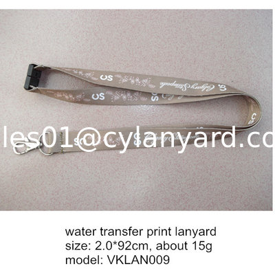 Tailored heat transfer print polyester lanyard, premium dye sublimation print neck lanyard supplier