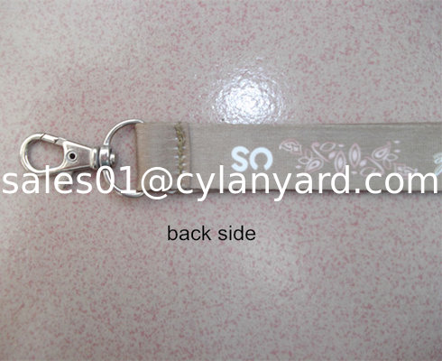 Dyed sublimation print neck lanyards with mobile phone string, heat transfer neck lanyards supplier