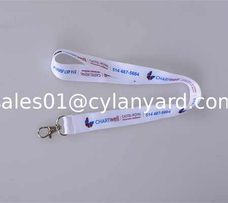 Dyed sublimation print neck lanyards with mobile phone string, heat transfer neck lanyards supplier