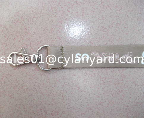 Tailored heat transfer print polyester lanyard, premium dye sublimation print neck lanyard supplier