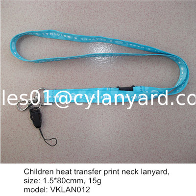 Bespoke heat transfer lanyard with phone string, wholesale sublimation print neck lanyards supplier