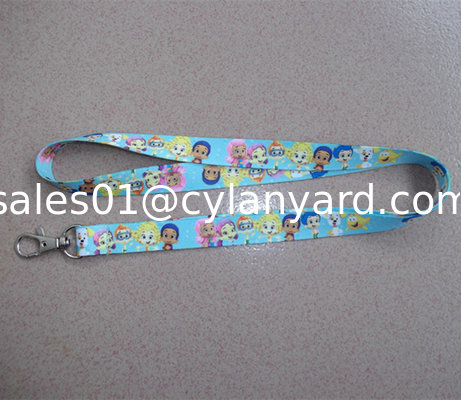 Quality heat transfer print neck lanyards,China factory for cheap sublimation neck lanyard supplier