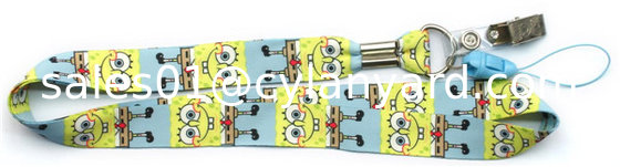OEM flat dyed sublimation printing neck lanyards,China factory heat transfer print lanyard supplier