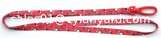 Personalized sublimation print badge lanyards, exquisite heat transferred print lanyards supplier