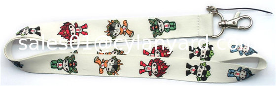 Heavy duty heat transfer neck straps, stylish full color sublimation print neck lanyards, supplier