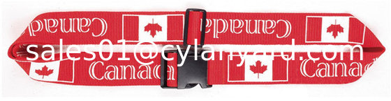 China polyester luggage belt lanyards with lock, secure for your luggage bag, good value ! supplier