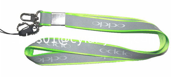High visibility reflective neck strap lanyards, reflective printed neck lanyard straps, supplier