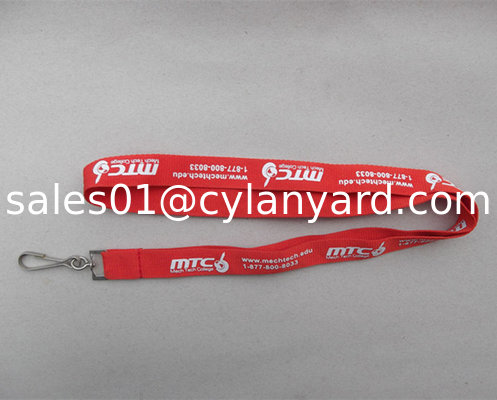 Exquisite designer polyester strap lanyards,screen printed, China lanyard factory directly supplier