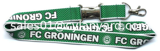 High quality polyester flat lanyards with screen printed logo, custom neck strap lanyards, supplier