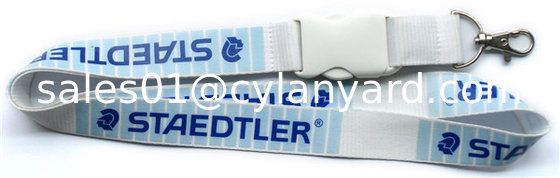 Exquisite polyester neck lanyards for business events, screen printed logo, best value, supplier