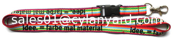 Exquisite polyester neck lanyards for business events, screen printed logo, best value, supplier