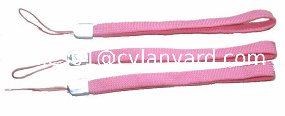 Tubular polyester wrist strap lanyards for phone holder, size 1x15cm, MOQ3000pcs, 3-5g, supplier