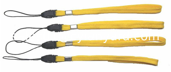 Tubular polyester wrist strap lanyards for phone holder, size 1x15cm, MOQ3000pcs, 3-5g, supplier
