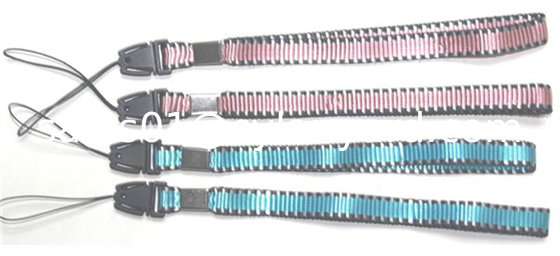 Premium polyester wristlet loop lanyards for mobile phone hanging, cheap wrist loop straps supplier