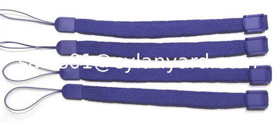 Tubular polyester short wrist strap lanyard for mobile phone holder,size 1x15cm,MOQ3000pcs supplier