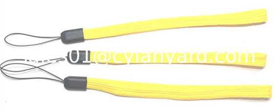 Tailored tubular polyester wrist loop strap for camera mobile phone hanging, loop lanyards supplier