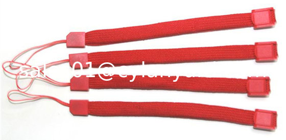 Wholesaler polyester short wrist lanyards for mobile phone hanging, wrist hand loop straps supplier