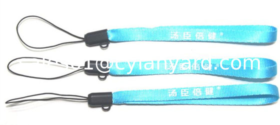 Polyester wrist lanyard with badge ID card, imprinted polyester wristlet loop straps, supplier