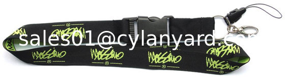 Wholesale jacquard logo woven neck lanyards,2*90cm,18g,polyester woven neck strap lanyards supplier
