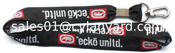 Personalized jacquard ribbon double layered stitched neck strap lanyard, jacquard logo, supplier