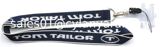 Great value wholesale cheap polyester woven neck lanyard strap with jacquard weave logo, supplier