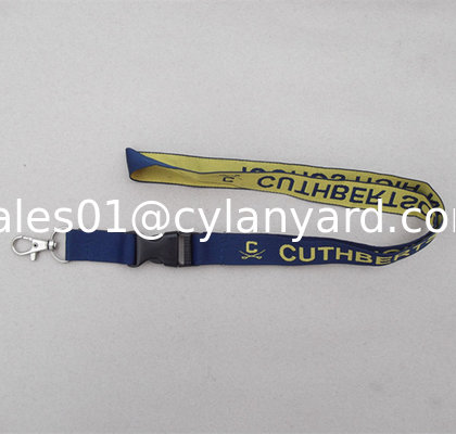 OEM custom tailored polyester jacquard woven neck lanyard strap, 2*90cm, wholesale price, supplier