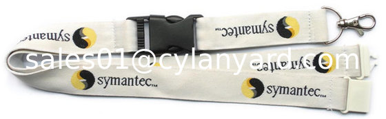 Business promotion giveaways polyester jacquard woven neck lanyard strap,2*90cm, MOQ300pcs supplier