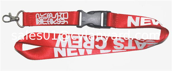 Exquisite imprinted nylon neck lanyards for promotion events, nylon neck straps, 2*86+10cm supplier
