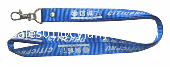 Nylon badge ID card holder neck lanyards for promotional events, nylon neck straps, 2*90cm supplier