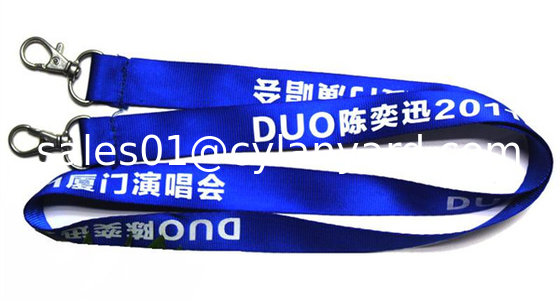 Designer flat nylon neck lanyards for promotion gifts, China lanyard manufacturer directly supplier