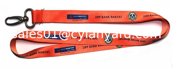 OEM custom nylon neck straps for name card badge hanging holder, exquisite workmanship supplier