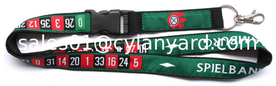 China OEM factory for cheap price polyester neck strap lanyard with double layer stitched supplier
