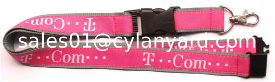 China OEM factory for cheap price polyester neck strap lanyard with double layer stitched supplier